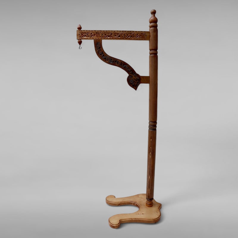 Carved Wood Stand - Etsy