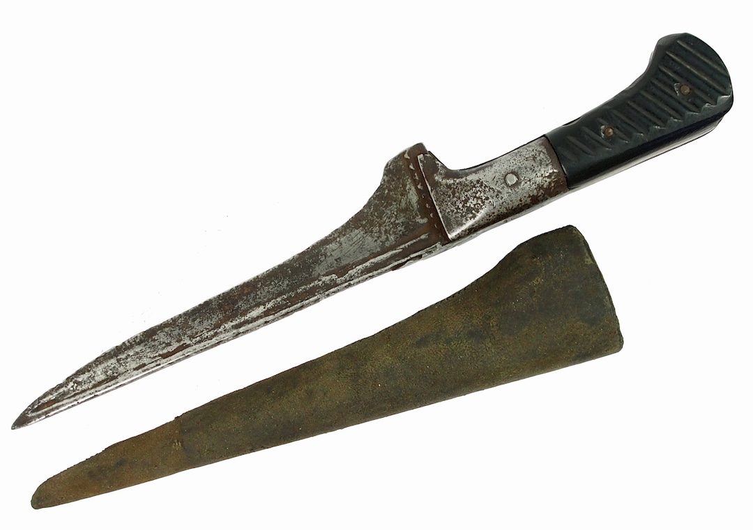 Afghan Knife Straigh Blade Islamic Short Sword Dagger Choora Dagger ...