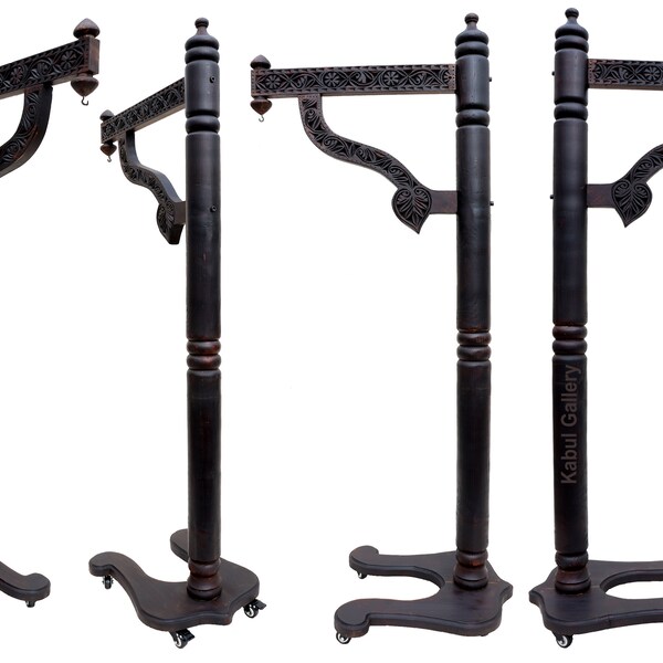 Carved Wood Stand - Etsy