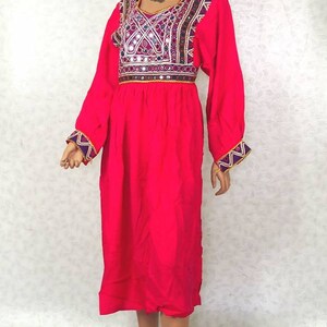 Original Afghan Women Hand Embroidered Nomadic Cotton Kuchi Ethnic ...
