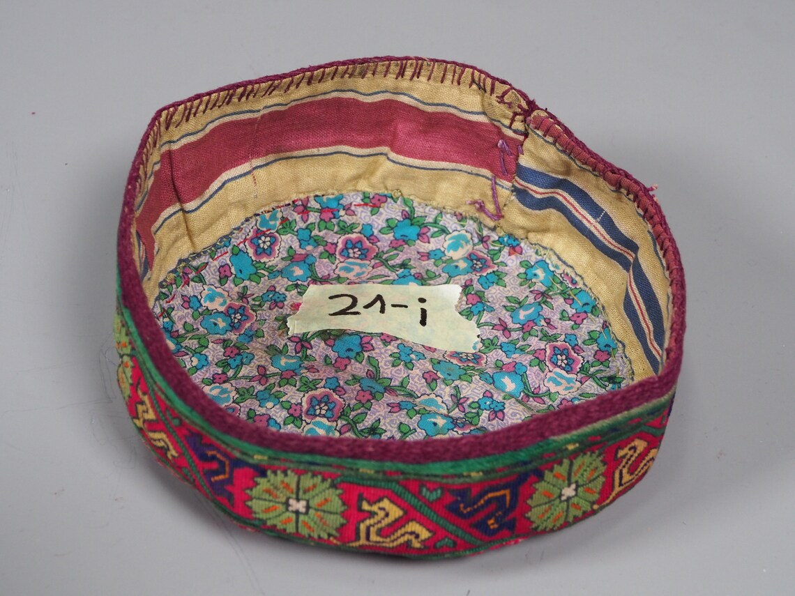 Antique Womens embroidery Hunza Caps and Ceremonial Headdress | Etsy