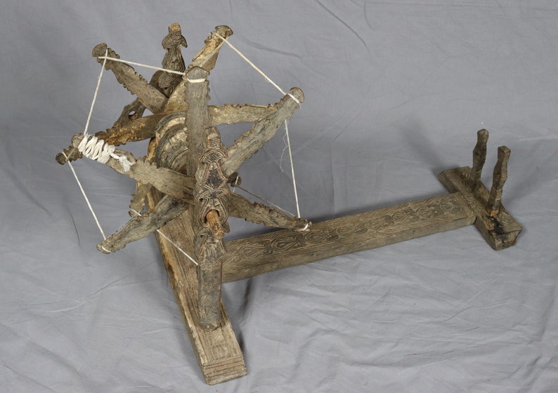 Antique Traditional Basic Spinning Wheel From Nuristan - Etsy
