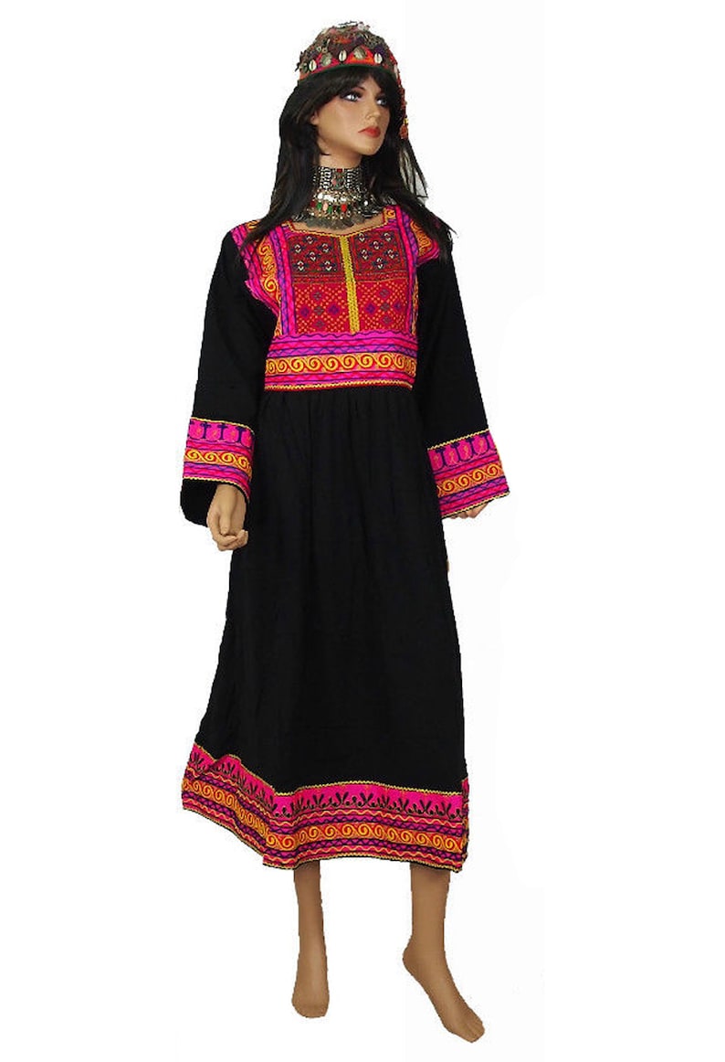 Original Afghan Women Hand Embroidered Nomadic Cotton Kuchi - Etsy