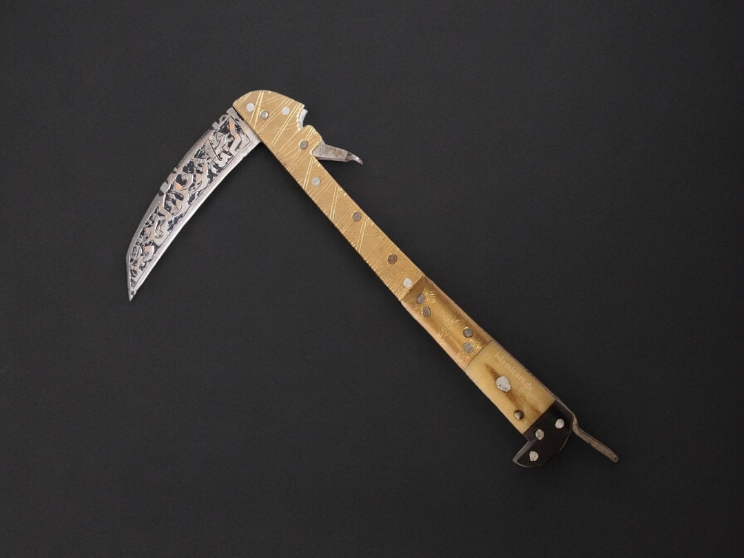 Afghan Scythe Islamic Short Sword Dagger Choora Pesh Kabze Lohar ...
