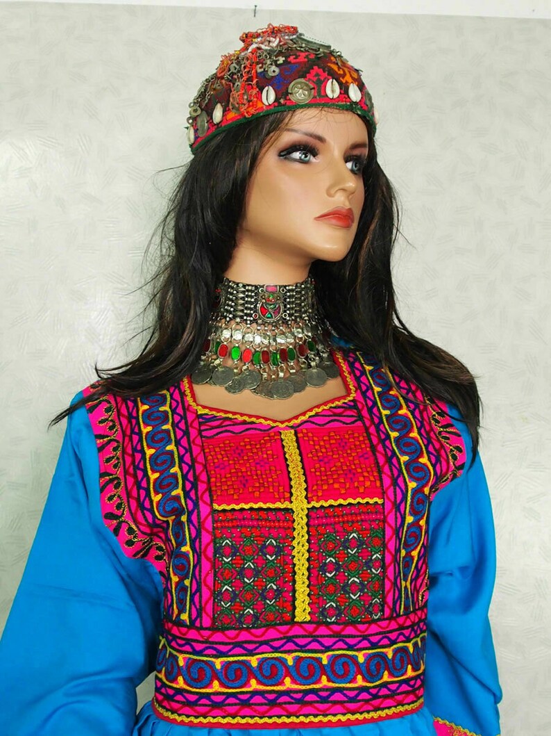 Original Afghan Women Hand Embroidered Nomadic Cotton Kuchi - Etsy