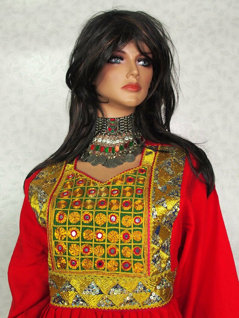 Original Afghan Women Hand Embroidered Nomadic Cotton Kuchi - Etsy