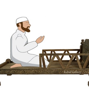 Prayer Bench Islamic Table Prayer Board Jaye Namaz Swat Valley, North ...