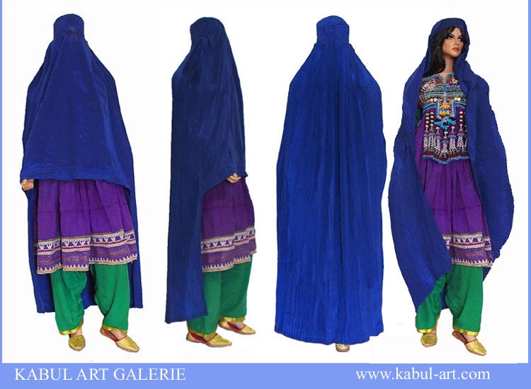 Original Afghan Women Veil Headscarf Burka Burqa Cape Afghan - Etsy