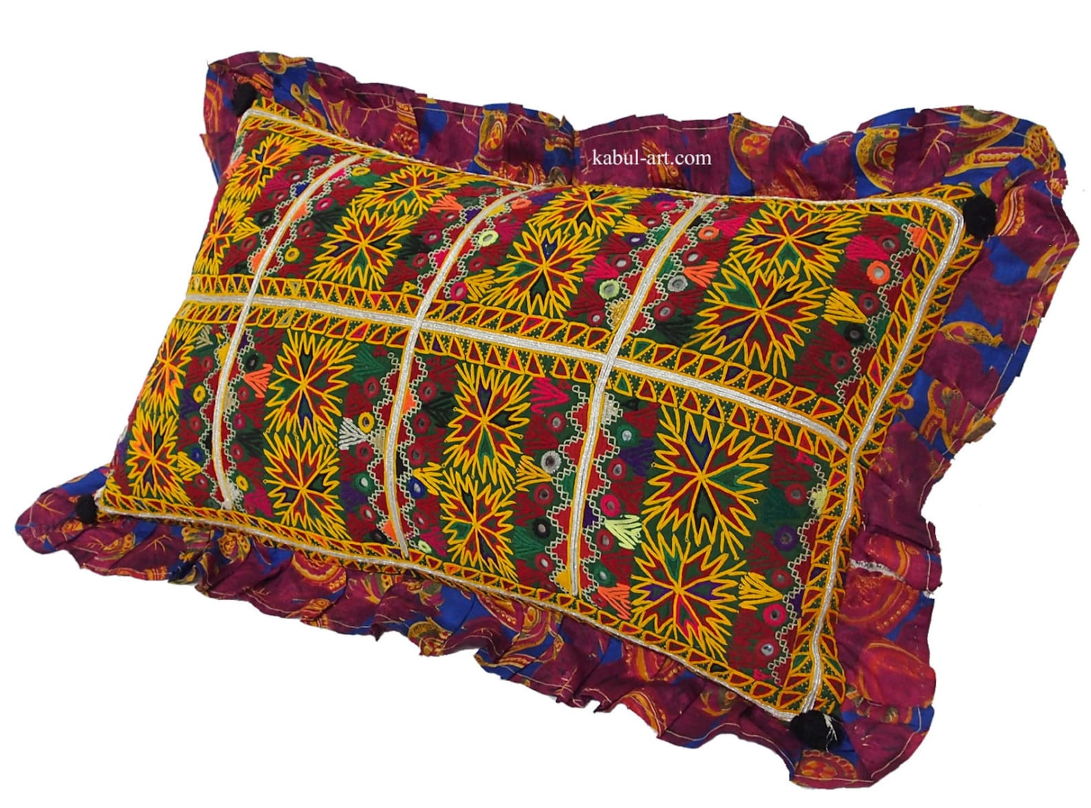 63x38 Cm Antique Nomadic Susani Cushions Cushion Pillow Inc. - Etsy