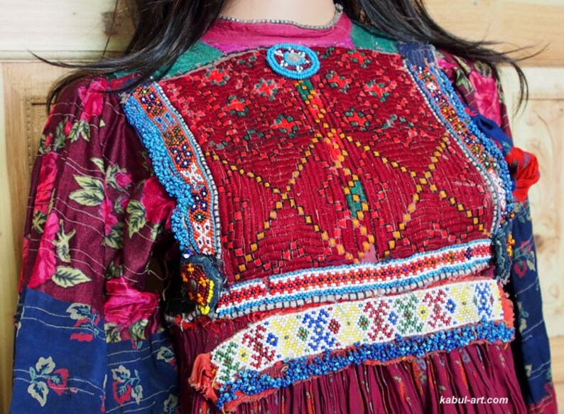 Antique Hand Embroidered Nomadic Kuchi Ethnic Dress From - Etsy