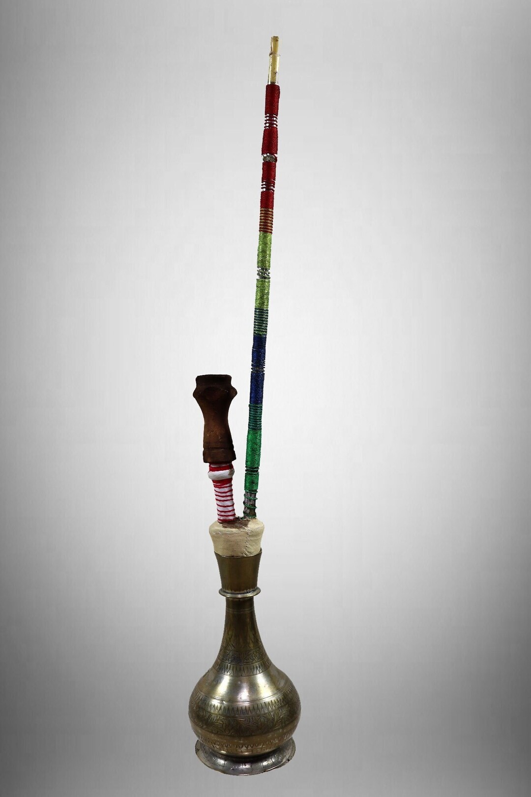 Antique Engraved Brass Hookah Shisha Hubble-bubble From India - Etsy