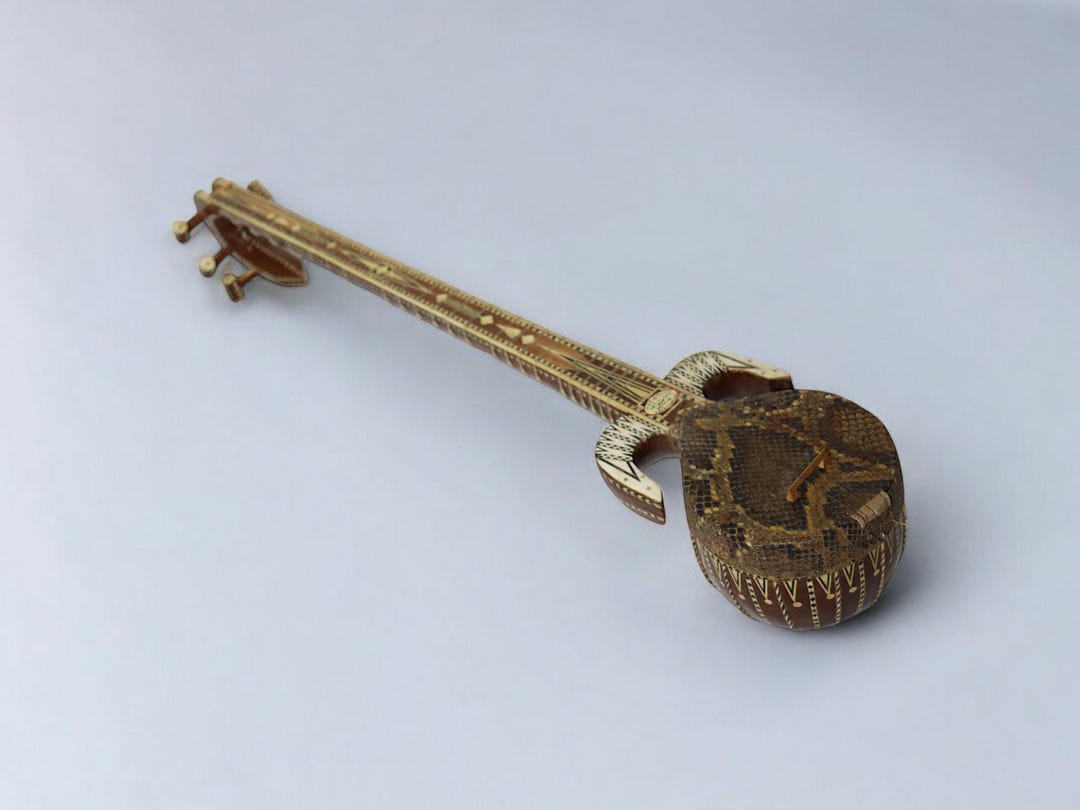 20th C. Chinese Qing Wooden String Instrument / Rawap No:25 - Etsy