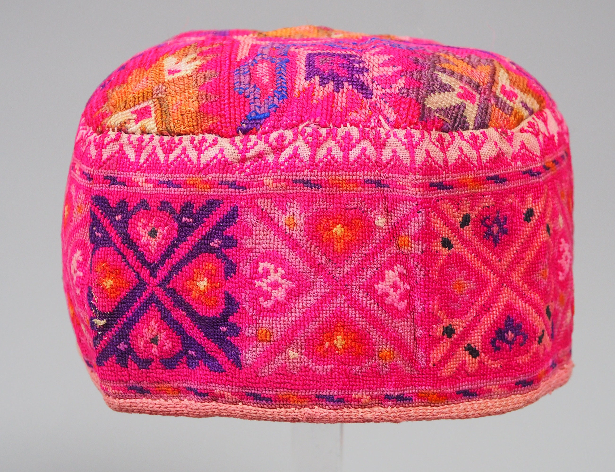 Antique Womens Embroidery Hunza Caps and Ceremonial Headdress | Etsy