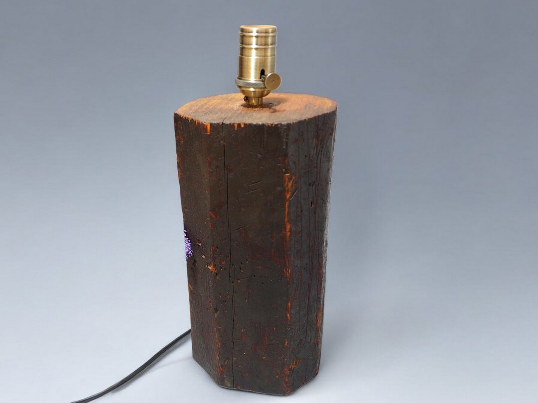 Antique Wooden Table Lamp Lamp Base From Nuristan Afghanistan Swat ...