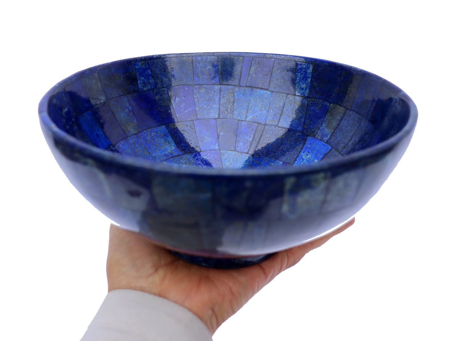20 Cm Diameter Hand Crafted Stunning Genuine Natural High Quality Lapis ...