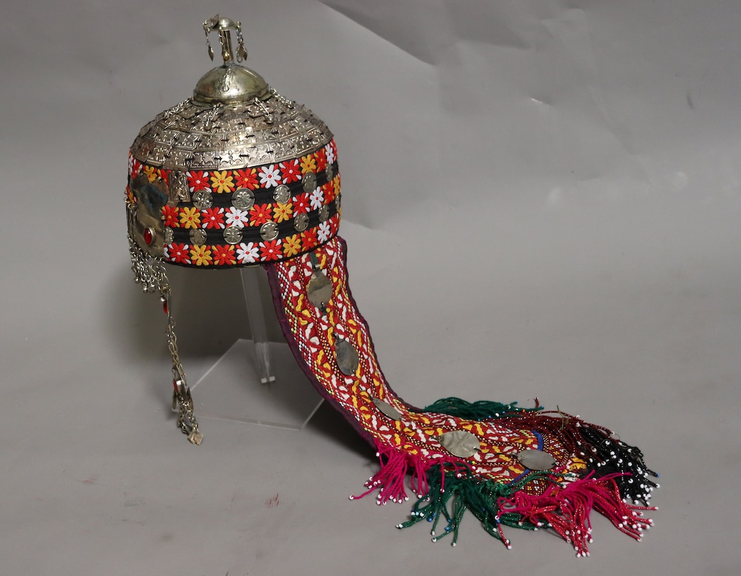Vintage Tribal Turkmen Women,s Wedding Wedding Headdress for Bride ...