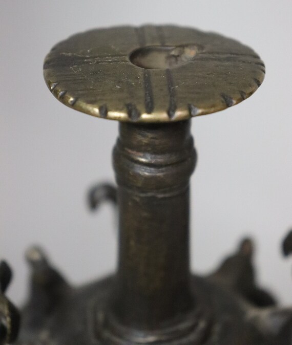 antique islamic Bronze Kohl powder Flask Surmadani Ka… - Gem
