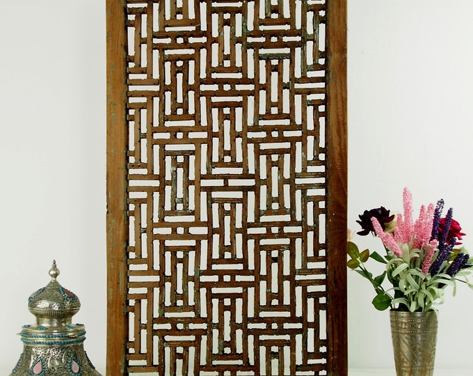 Antique Islamic Vintage Carved Wooden Wall Decoration Window - Etsy