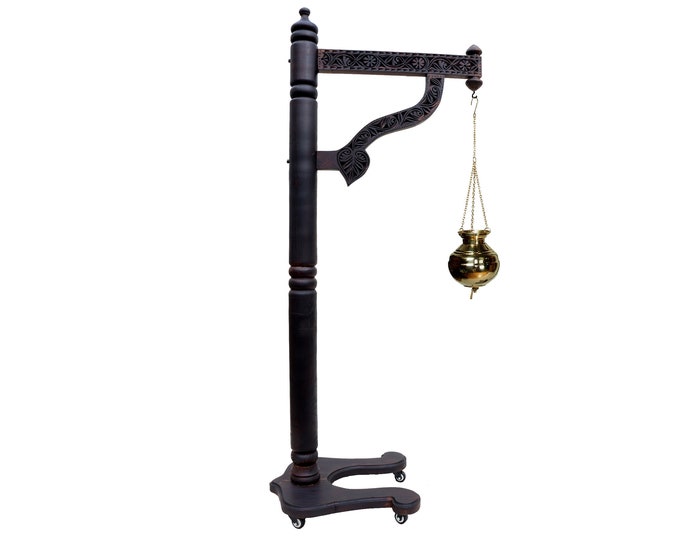 Copper Dhara Vessel Lota Type,shirodhara Pot With Brass Chain, Valve ...