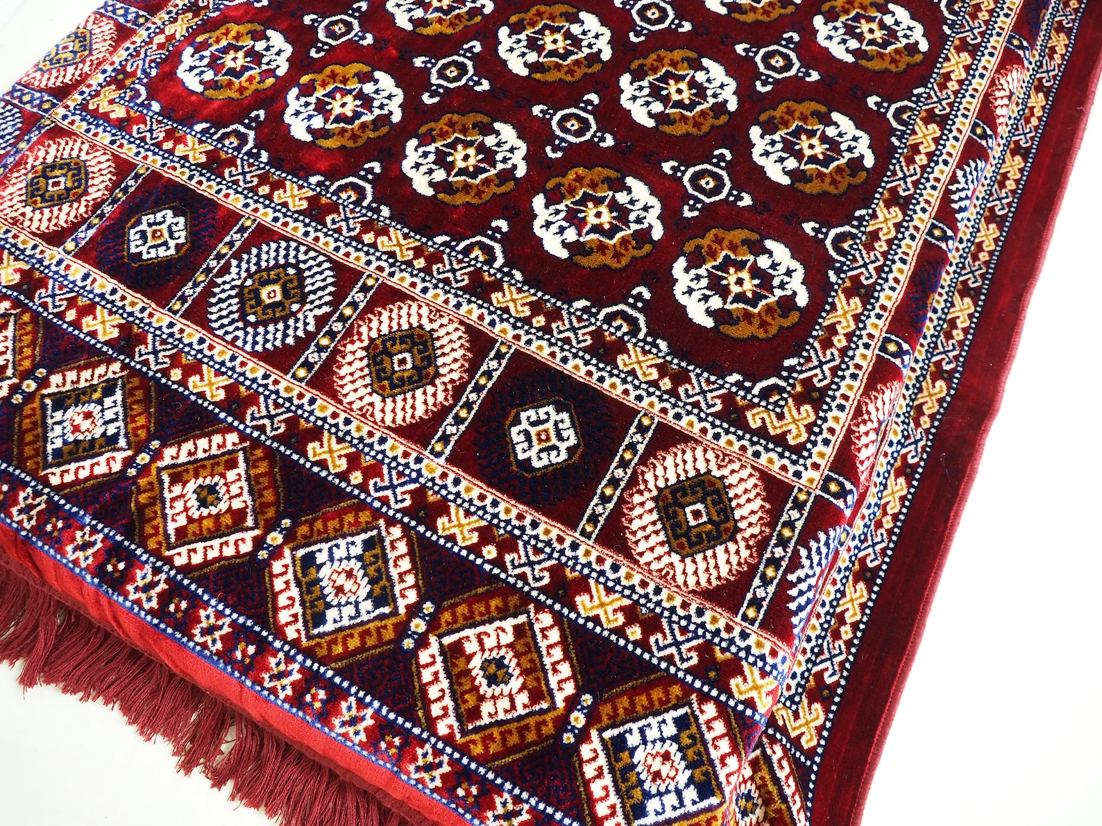 Set of 3 Pcs 1x Floor Cushion+2 X Cushions Orient Afghan Pillow Rug ...