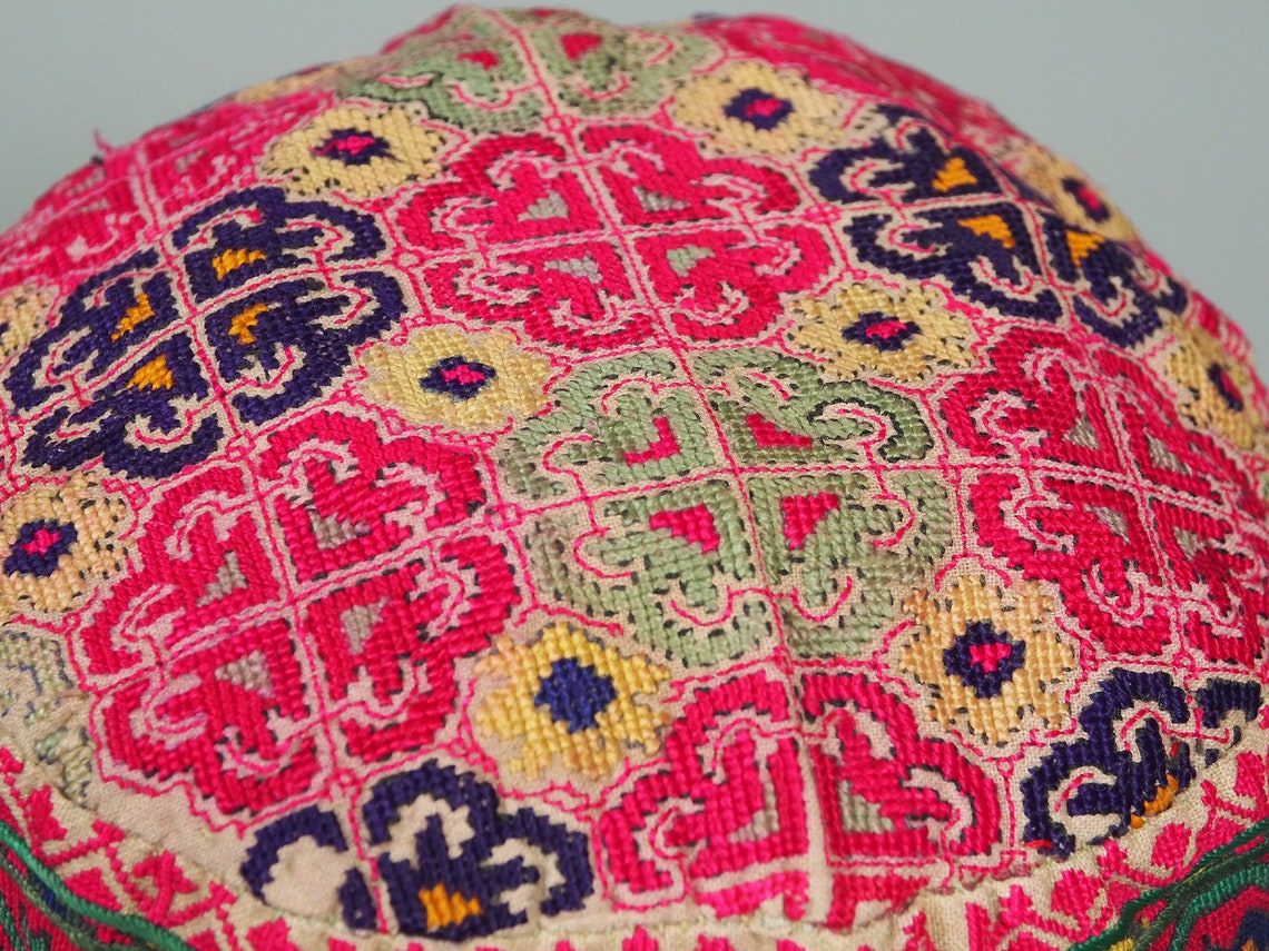 Antique Women’s Embroidery Hunza Caps and Ceremonial Headdress by Women ...