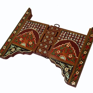 60 Cm Egyptian Moroccan Table Stand Folding Table Base Carved Wooden ...