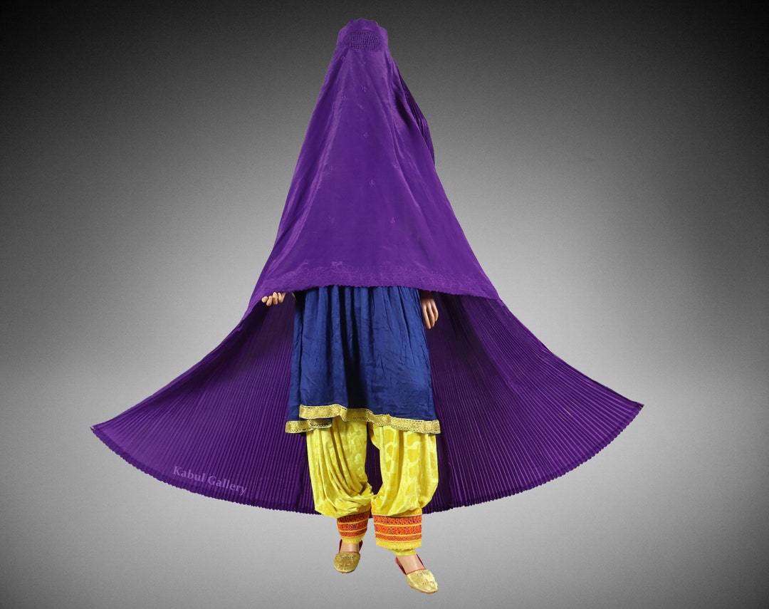 Original Afghan Women Veil Headscarf Burka Burqa Cape Afghan Burqa ...