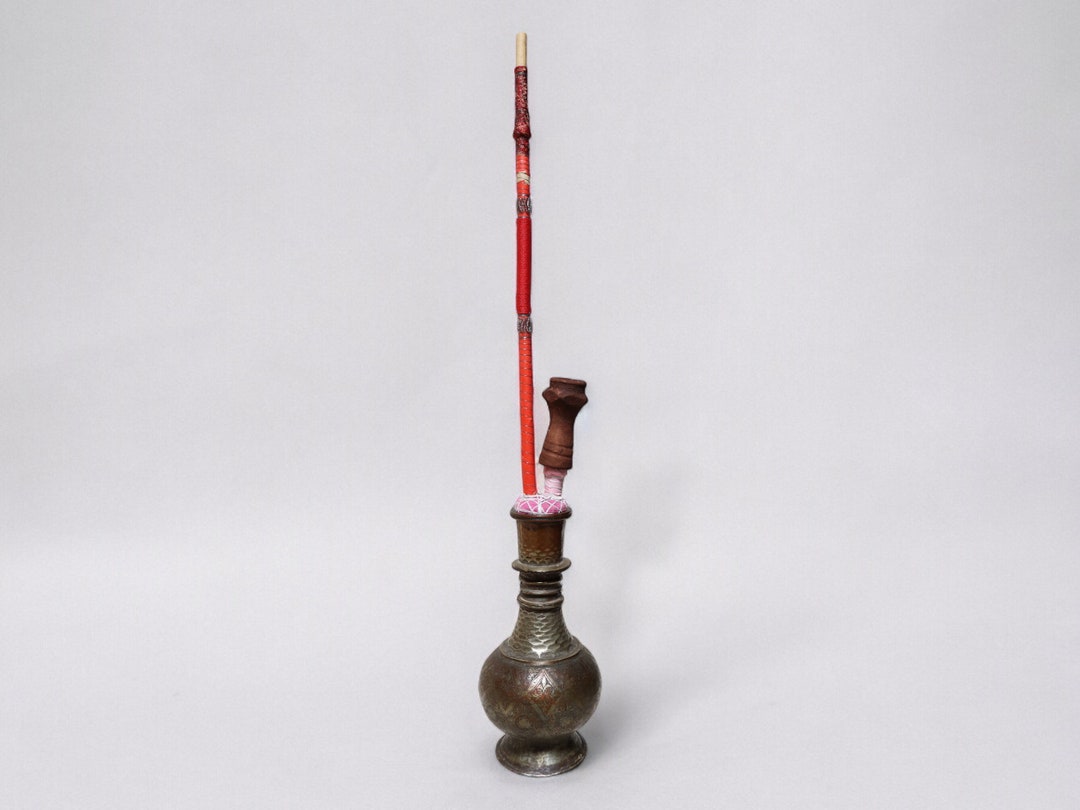 Antique Engraved Copper Hookah Shisha Hubble-bubble From Afghanistan No ...