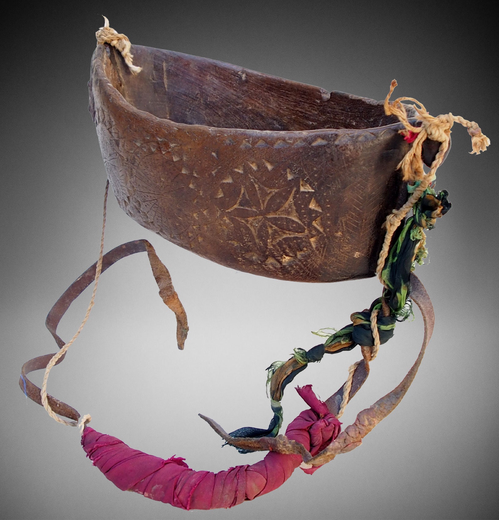 Antique Islamic Wooden Kashkul Kashkool Bowl Sufi Dervash | Etsy