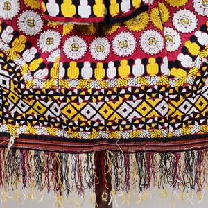 Antique Hand Embroidered Nomadic Turkmen Uzbek Afghan Ethnic Ikat Silk ...