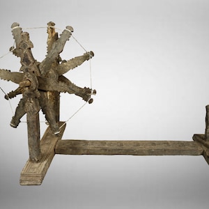Antique Traditional Basic Spinning Wheel From Nuristan Afghanistan ...