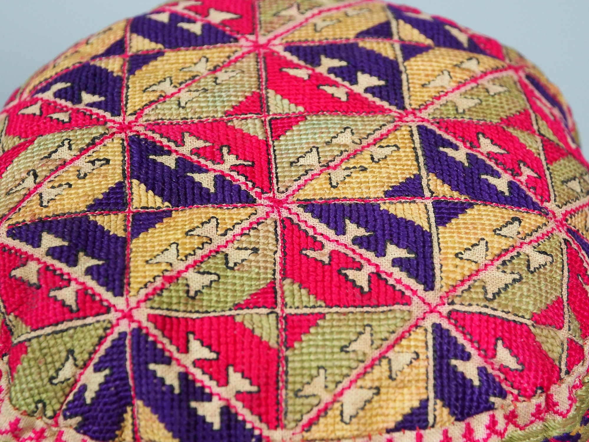 Antique Womens Embroidery Hunza Caps and Ceremonial Headdress - Etsy