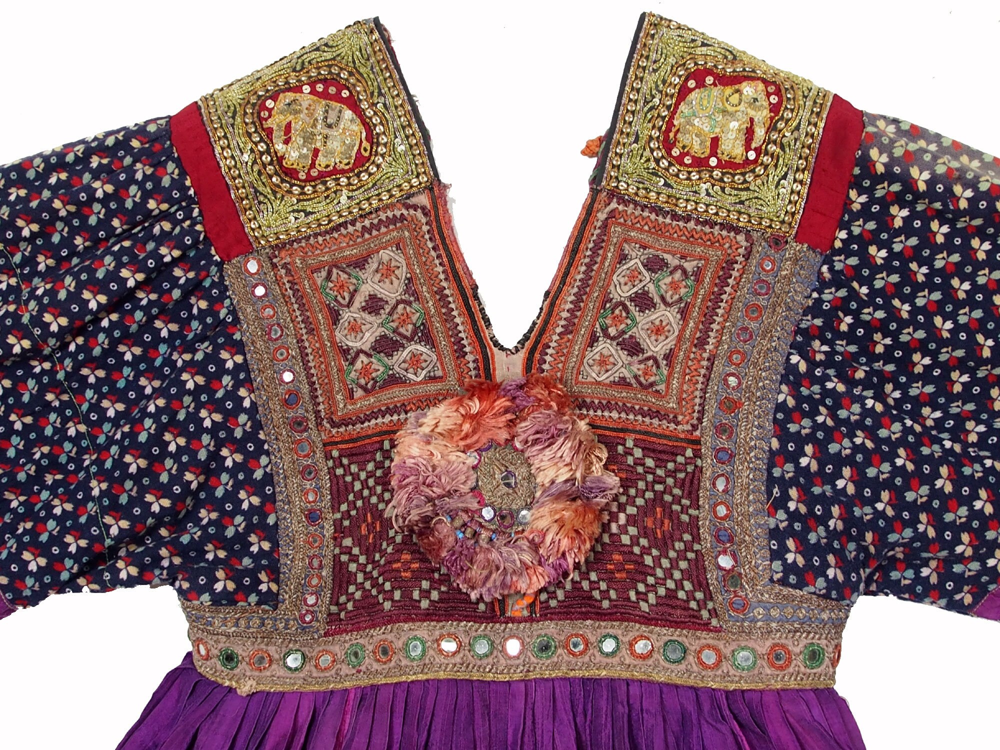 Antique Hand Embroidered Nomadic Kuchi Ethnic Silk Wedding | Etsy