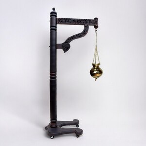 Hand Carved Orient Handmade Solid Wood Shirodhara Ayurveda Forehead ...