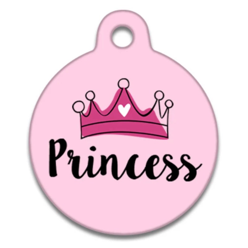 Princess Dog Tag - Etsy