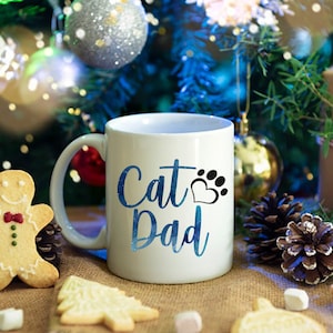 Spoilt Rotten Pets Personalised Cat Dad Mug Perfect Gift for Father's ...