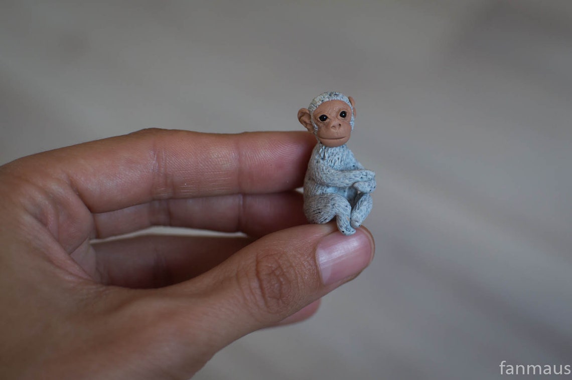 Dread bead Monkey/ fun and beautiful jewelry for the hair/ | Etsy