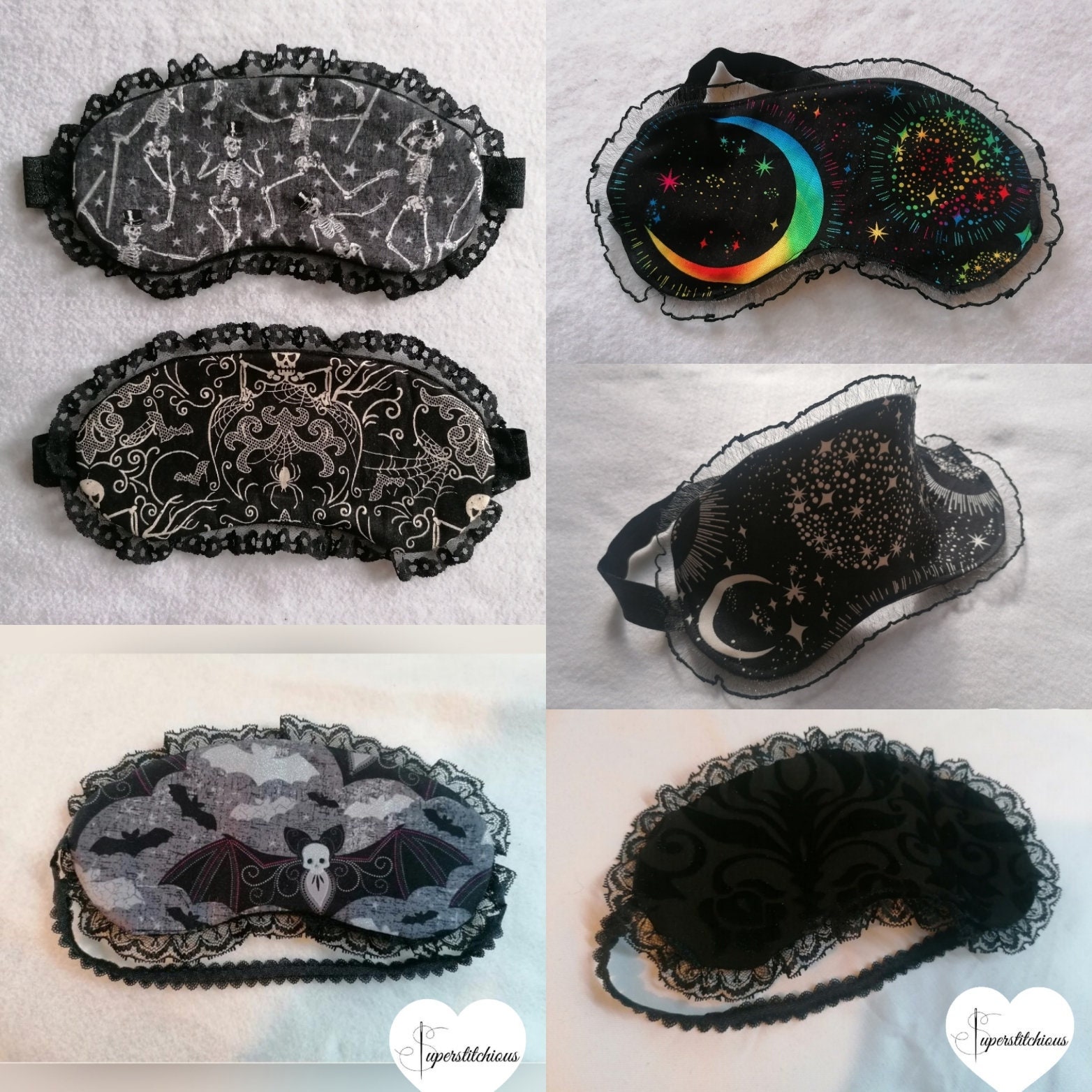 Weeping Beauty. Gothic Sleeping Mask Sleep Mask Moons | Etsy