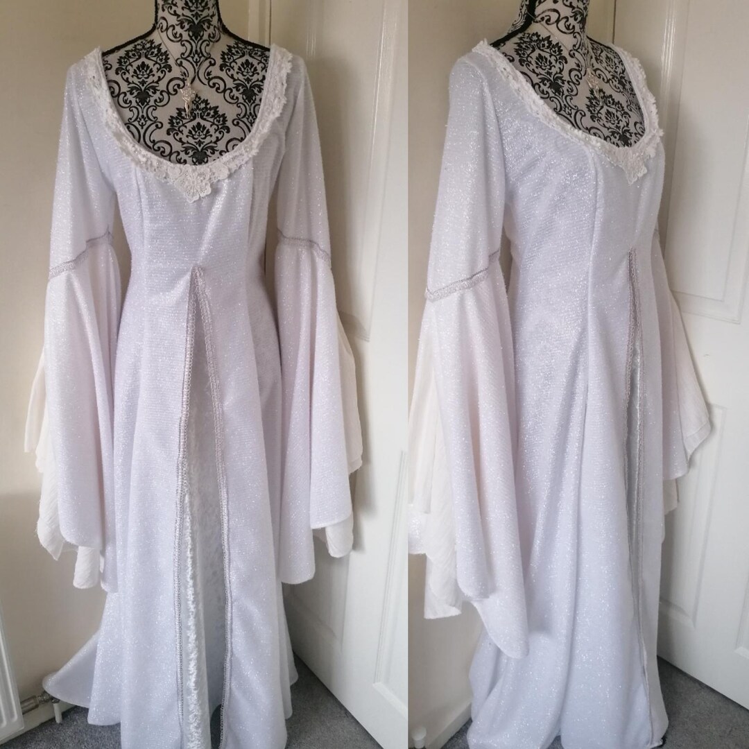 Angel Dress, Cosplay, Arwen, Elven Dress, Elf, Pagan, Fairy, Medieval ...