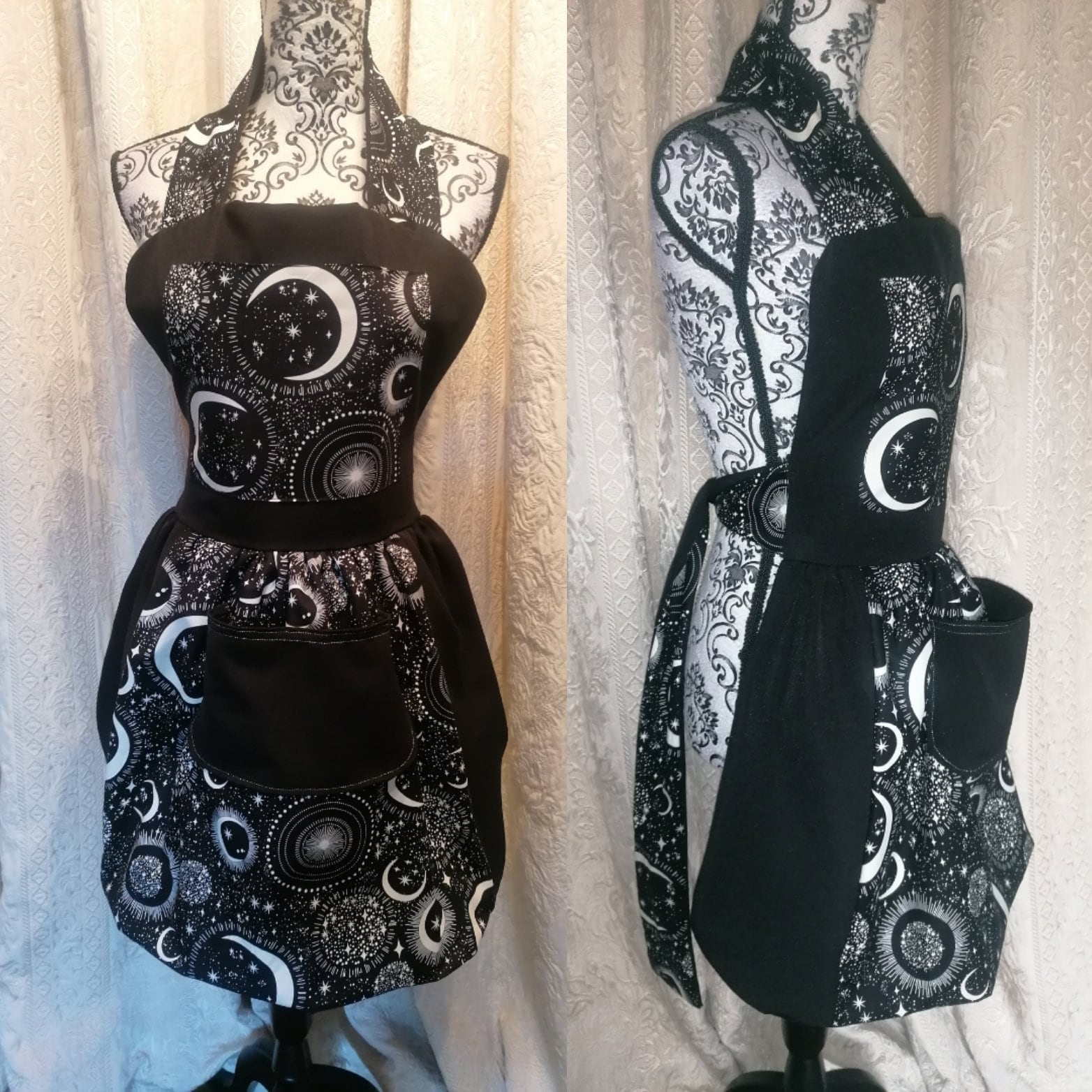 Oven Coven. Luna Apron Goth Kitchen Spooky Gift Kitchen | Etsy