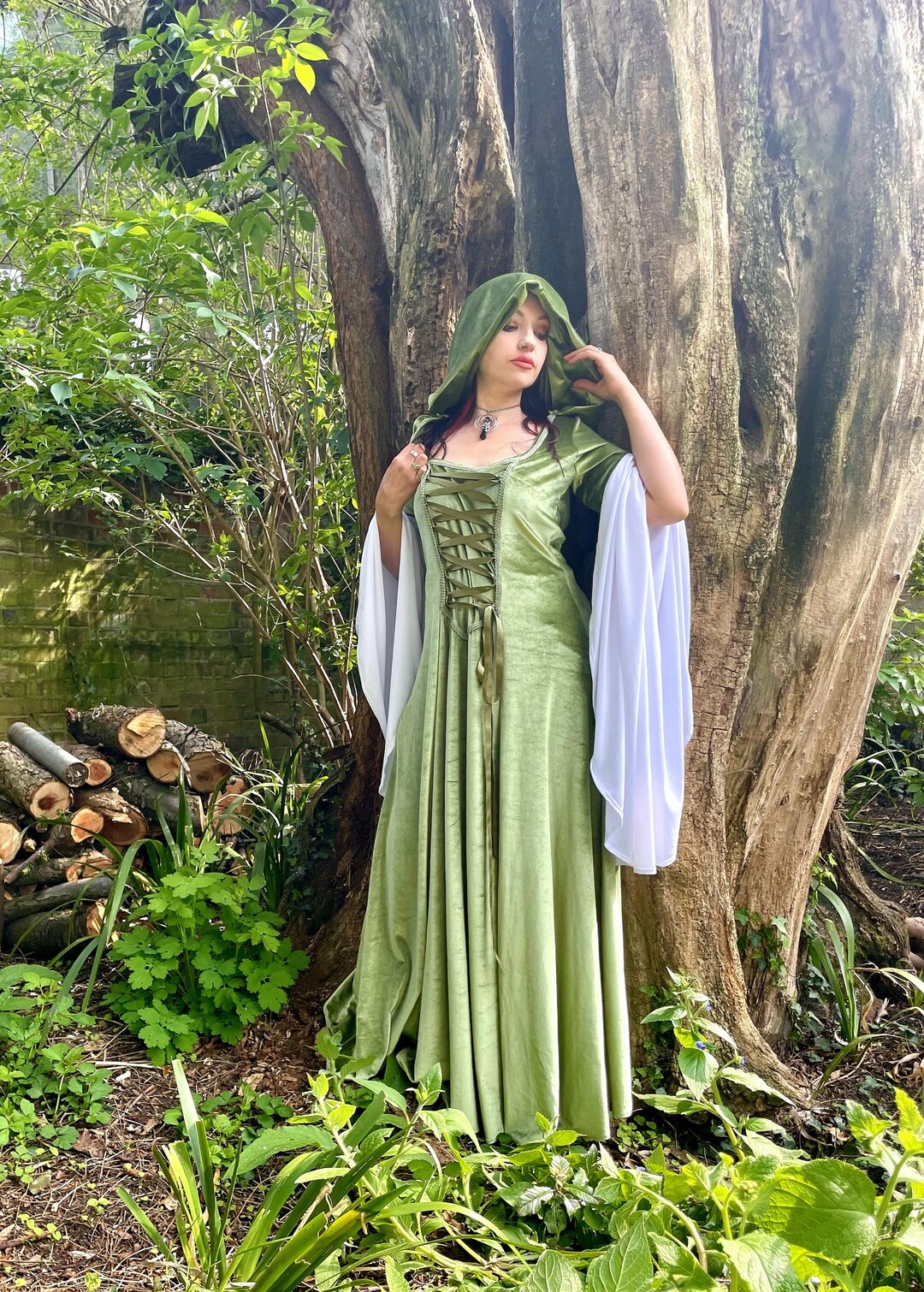 Eowyn Dress, Fantasy, Renaissance Dress, Gothic, Larp, Elven, Elf ...
