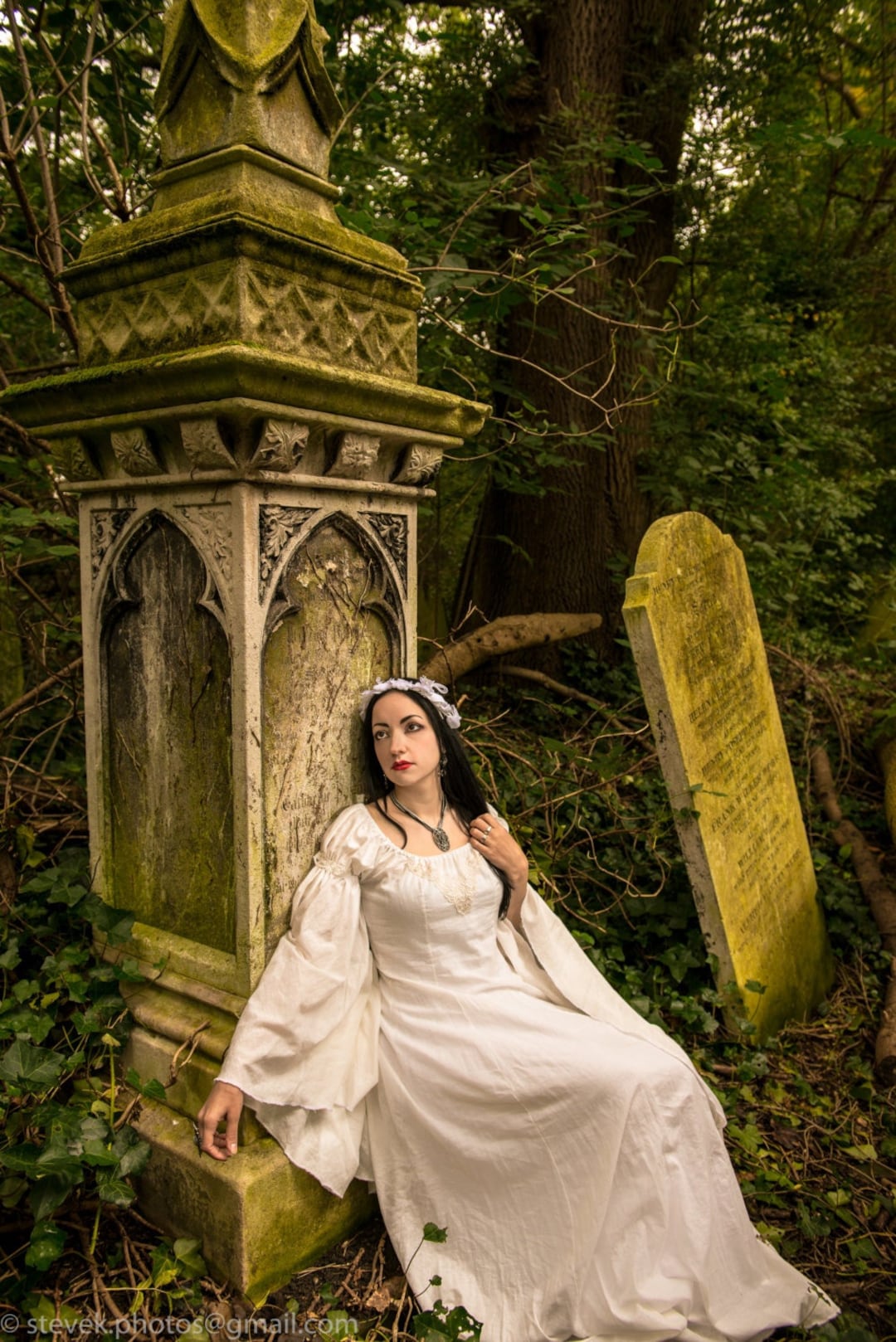 Ophelia Dress, Pre Raphaelite, Handfasting Dress, Waterhouse, Medieval ...