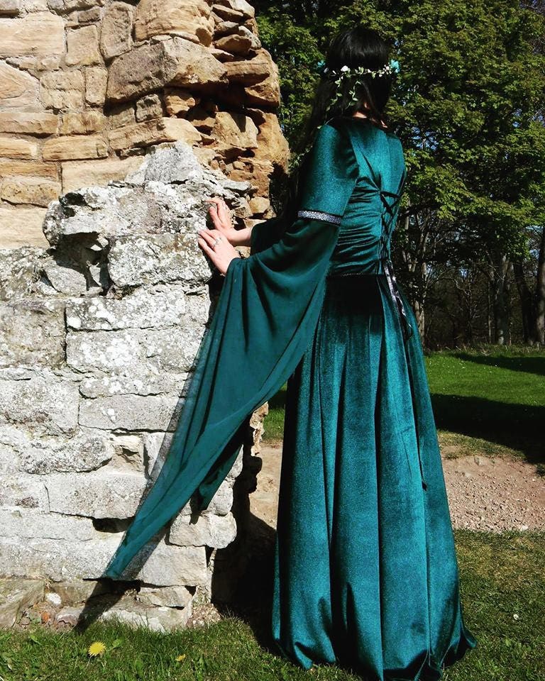 Lady Macbeth Dress *all Colours* Fairy, Elven Dress, Pagan, Medieval ...