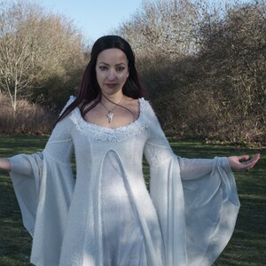 Angel Dress, Cosplay, Arwen, Elven Dress, Elf, Pagan, Fairy, Medieval ...