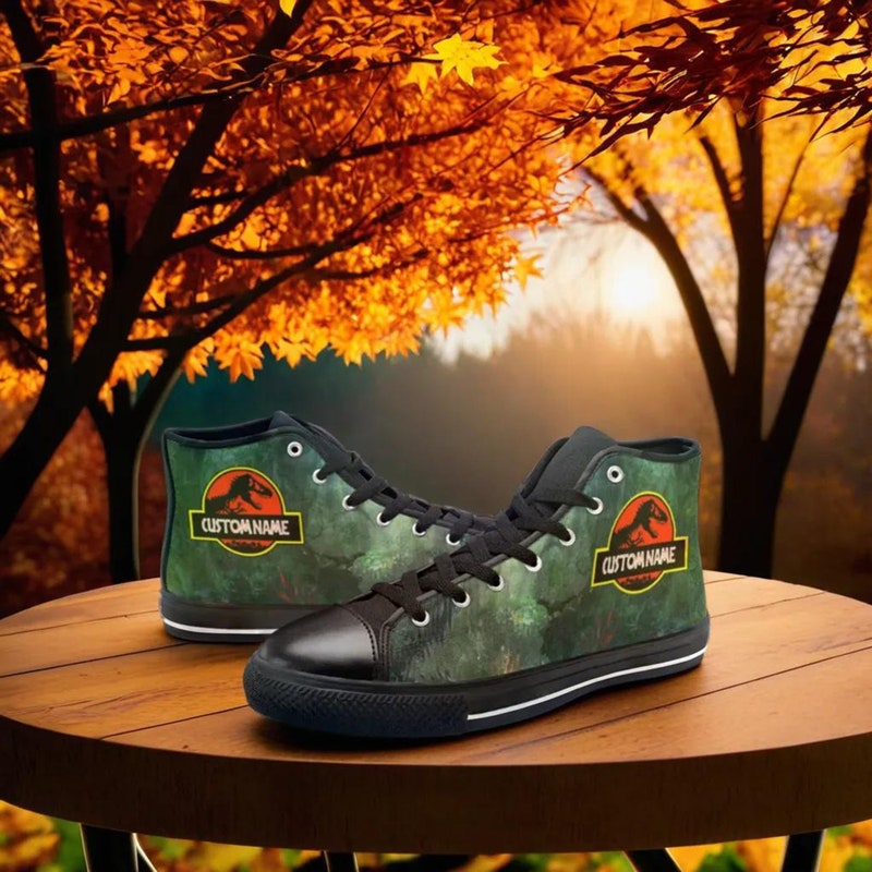 Jurassic Park Shoes - Etsy