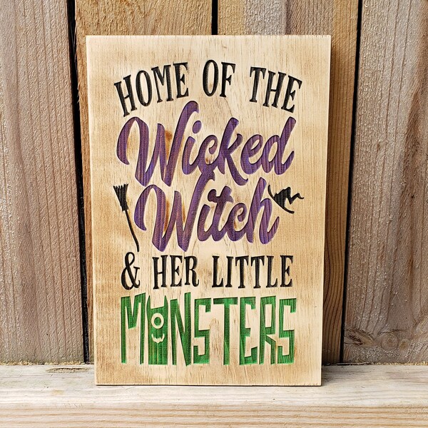 Wicked Witch Sign - Etsy