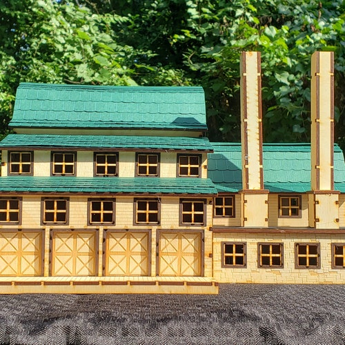 O Scale Triple Stall Roundhouse Model Railroad Train Kit - Etsy