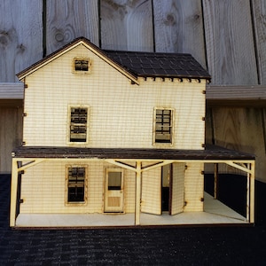 O Scale Store House Feed - Model Railroad Train Kit Building - Etsy