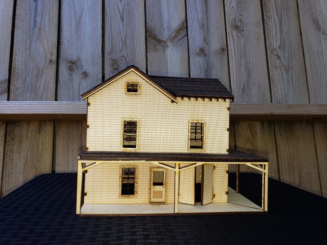 O Scale Store House Feed - Model Railroad Train Kit Building - Etsy