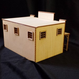 O Scale Bank Kit Model Railroad Train Building On30 Scale - Etsy